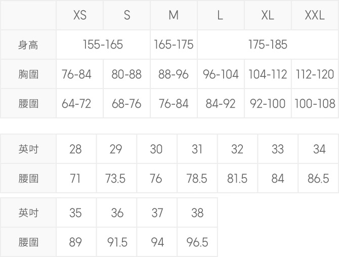 GU商品尺寸丈量方法/商品穿著建議 - GU香港