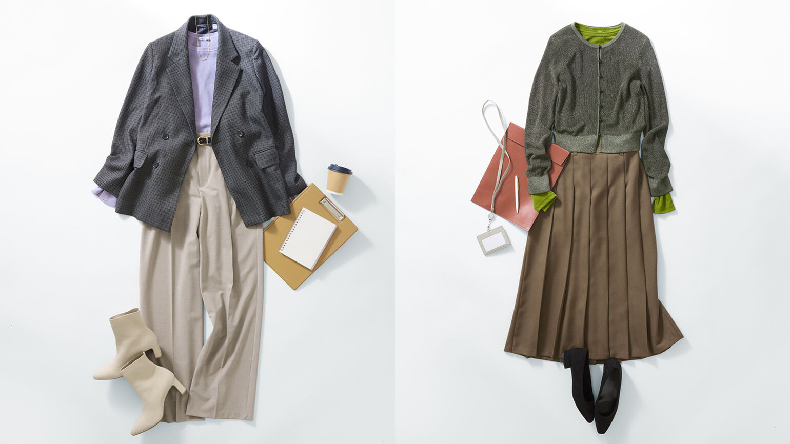 【社会人必見】秋のオフィスカジュアル平日5日間コーデ｜GU TOPICS