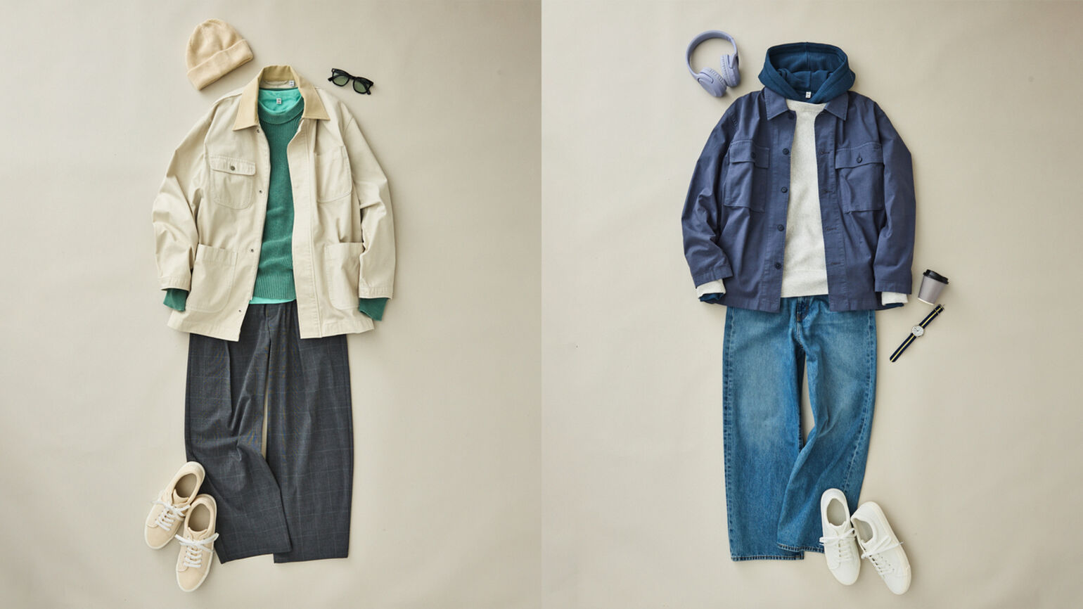 新年は服も気分も新しく！今すぐマネできる、メンズのマンネリ打破コーデ｜GU TOPICS