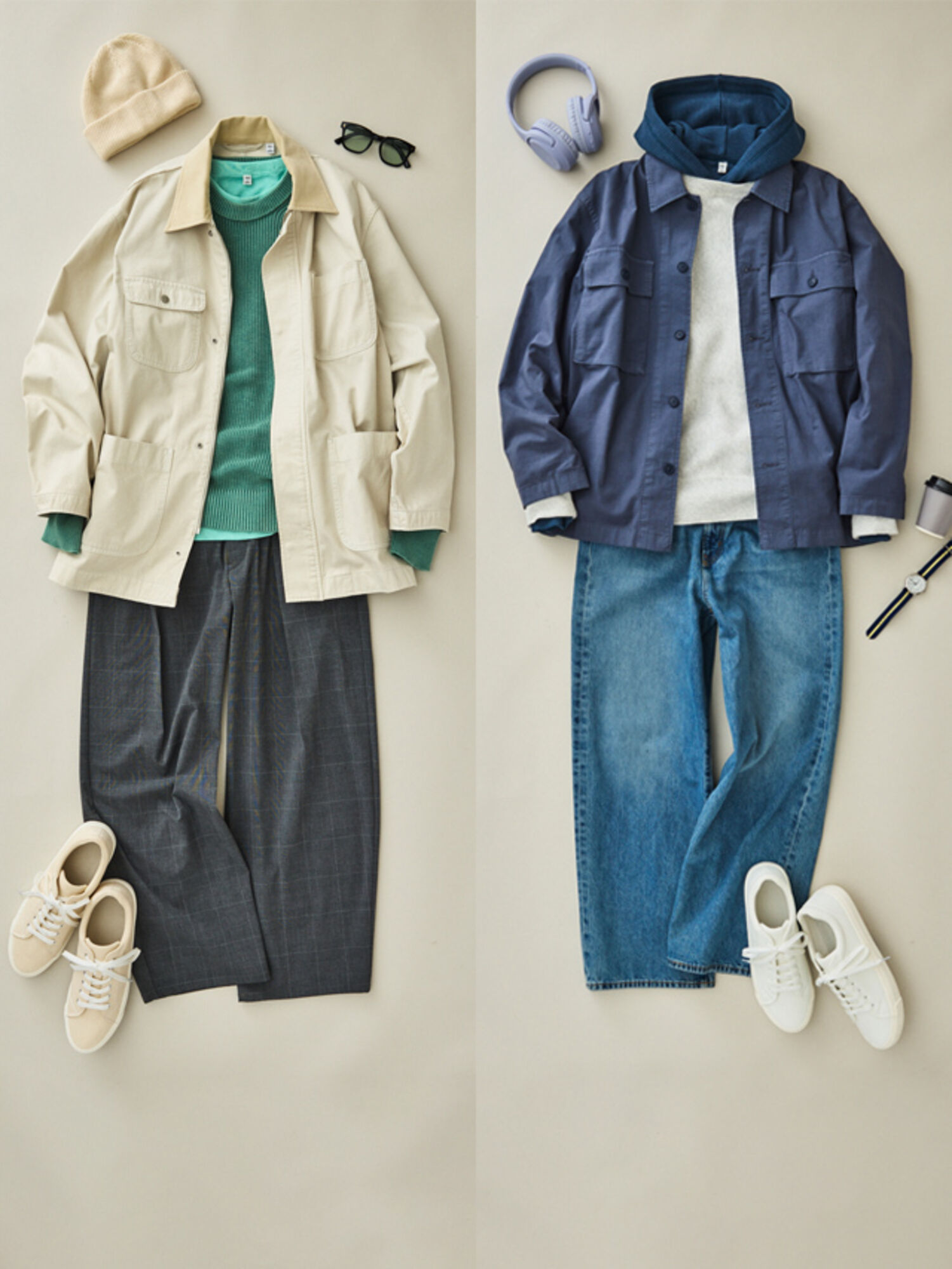 新年は服も気分も新しく！今すぐマネできる、メンズのマンネリ打破コーデ｜GU TOPICS