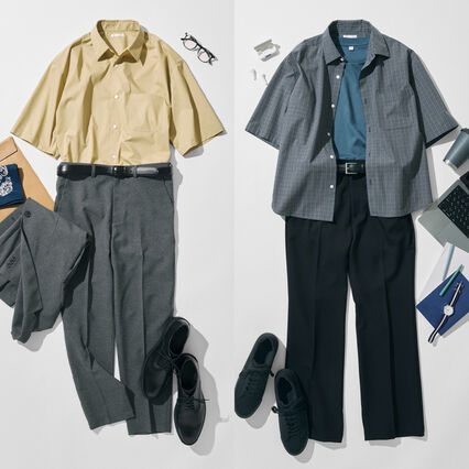 快適さも清潔感も忘れない！夏のオフィスカジュアルコーデ5選｜GU TOPICS