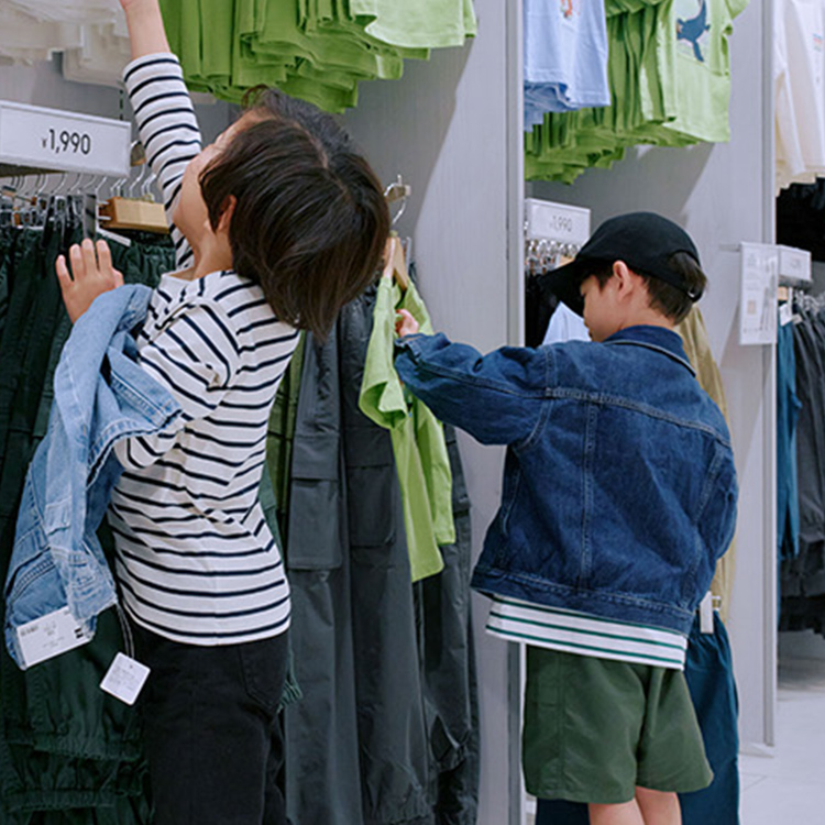 MY FIRST OUTFIT マイファーストアウトフィット | 服のチカラを、社会のチカラに。 GU Sustainability