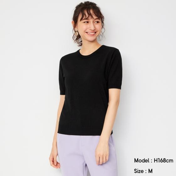 女裝 圓領針織衫(短袖) | UNIQLO 比價 | UQ 搜尋
