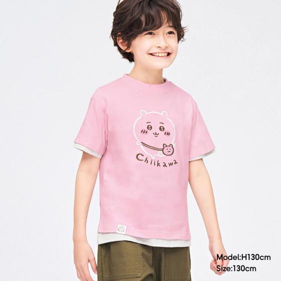 童裝 男女適穿-純棉印花T恤(短袖)Chiikawa1 | UQ 搜尋