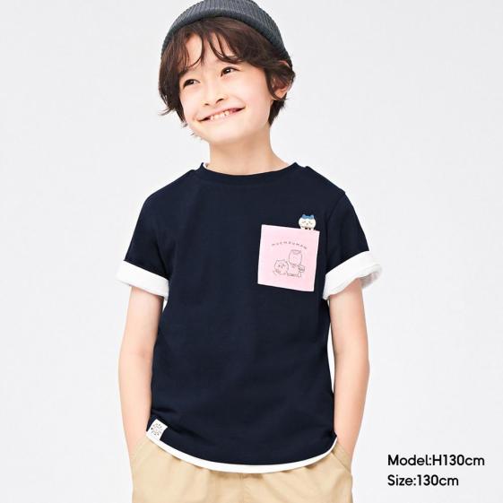 童裝 男女適穿-純棉印花T恤短袖)Chiikawa1+X | UQ 搜尋