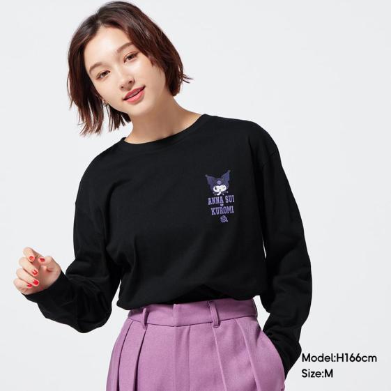 女裝 純棉長版T恤(長袖)Sanrio characters×ANNA SUI1+X | UQ 搜尋