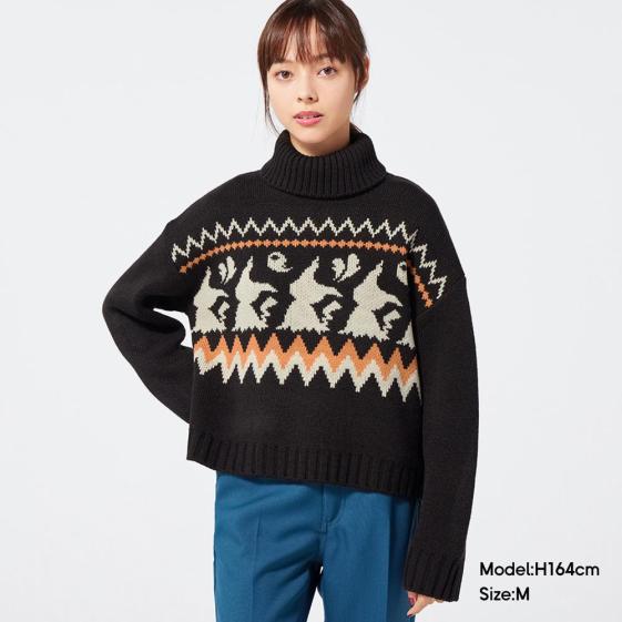 女裝 網路獨家-高領針織衫(長袖)Pokemon | UQ 搜尋