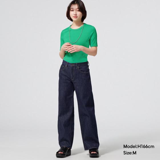 女裝 低腰寬鬆牛仔褲 | UQ 搜尋