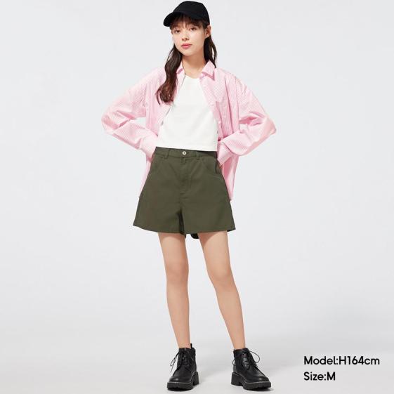 女裝 高腰短褲OSB+EC | UQ 搜尋