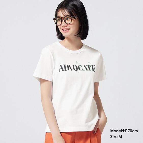 女裝 印花T恤(短袖)(logo)OSB+EC | UQ 搜尋