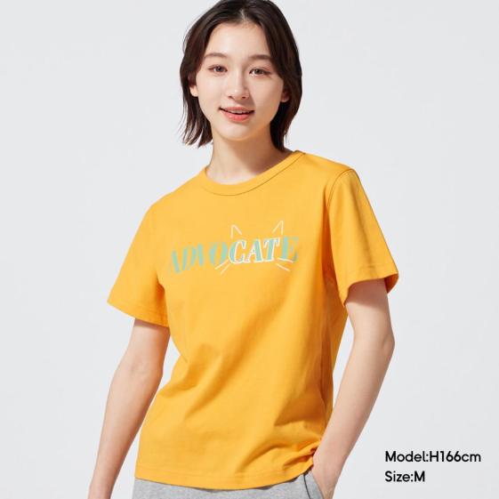 女裝 印花T恤(短袖)(logo)OSB+EC | UQ 搜尋