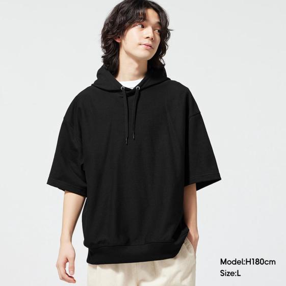男裝 休閒風連帽上衣(5分袖)OSB+EC | UQ 搜尋