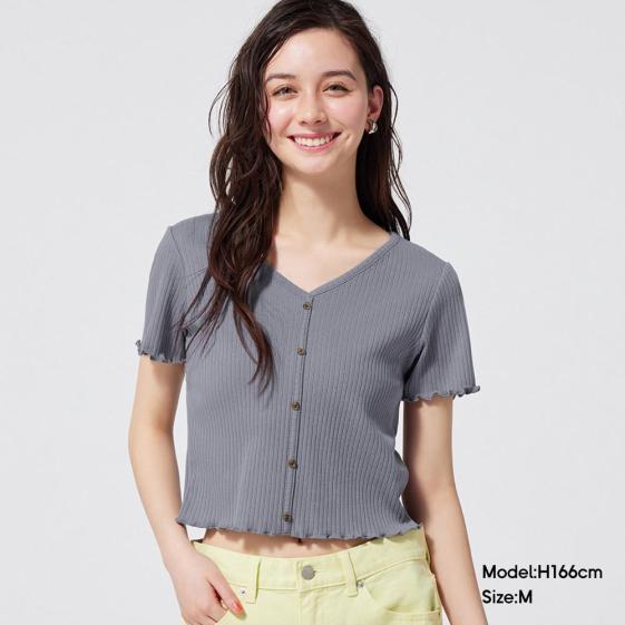 女裝 前鈕扣迷你T恤(短袖)OSB+EC | UNIQLO 比價 | UQ 搜尋