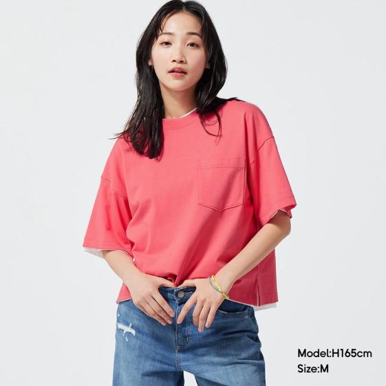 女裝 寬版T恤(5分袖)OSB+EC | UQ 搜尋