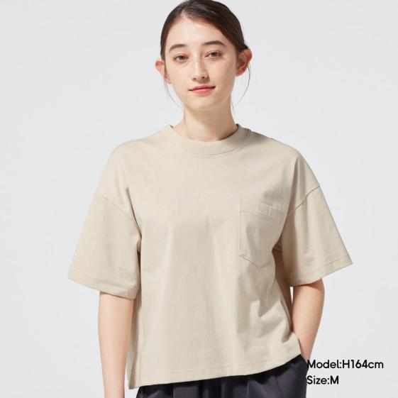 女裝 寬版T恤(5分袖)OSB+EC | UQ 搜尋