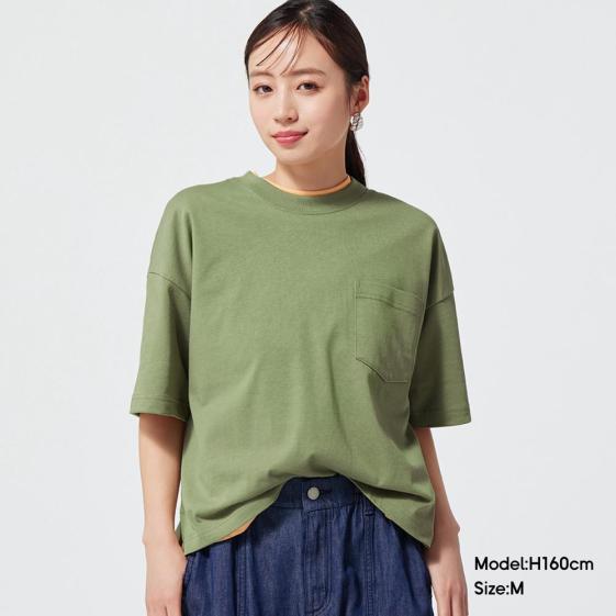 女裝 寬版T恤(5分袖)OSB+EC | UQ 搜尋