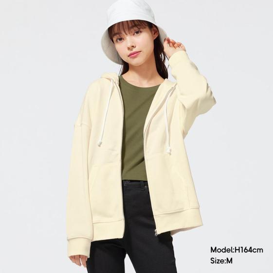 女裝 寬鬆休閒連帽拉鍊外套(長袖)OSB+EC | UQ 搜尋