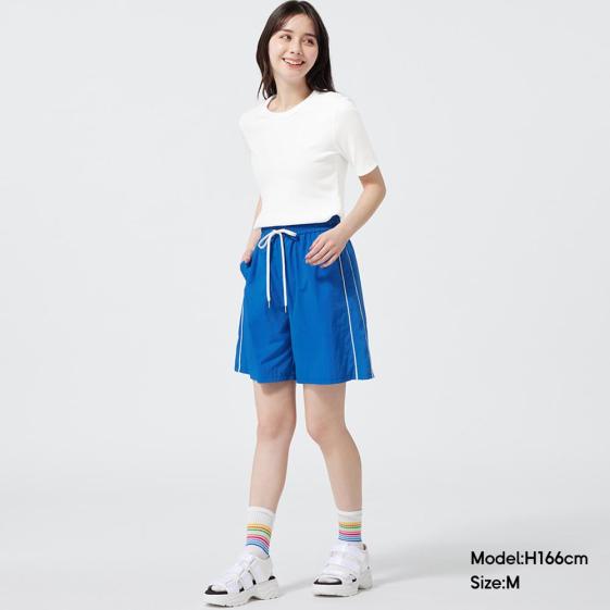 女裝 側邊線條輕便及膝短褲YT+E | UQ 搜尋