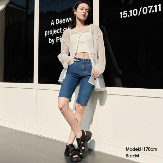 女裝 牛仔單車褲YT+E | UQ 搜尋