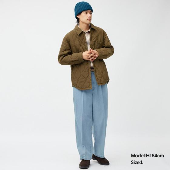 男裝 男女適穿-牛仔寬版直筒褲+EC(褲長標準:69～73cm) | UQ 搜尋