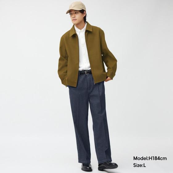 男裝 男女適穿-牛仔寬版直筒褲+EC(褲長標準:69～73cm) | UNIQLO 比價 | UQ 搜尋