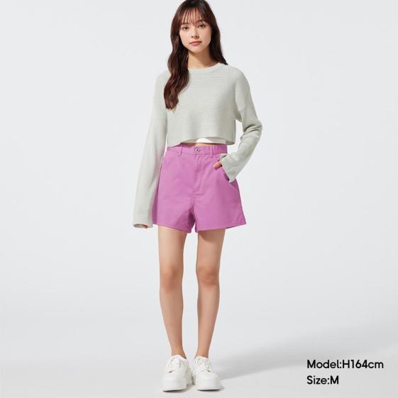 女裝 高腰短褲OSB+EC | UQ 搜尋