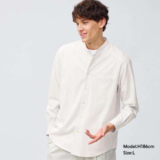 男裝 立領襯衫(長袖)SW | UNIQLO 比價 | UQ 搜尋