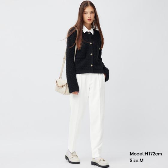 女裝 網路獨家-彈性窄管褲+EC(褲長稍長:73cm) | UNIQLO 比價 | UQ 搜尋