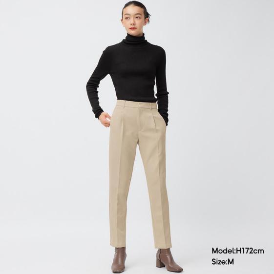 女裝 網路獨家-彈性窄管褲+EC(褲長稍長:73cm) | UQ 搜尋