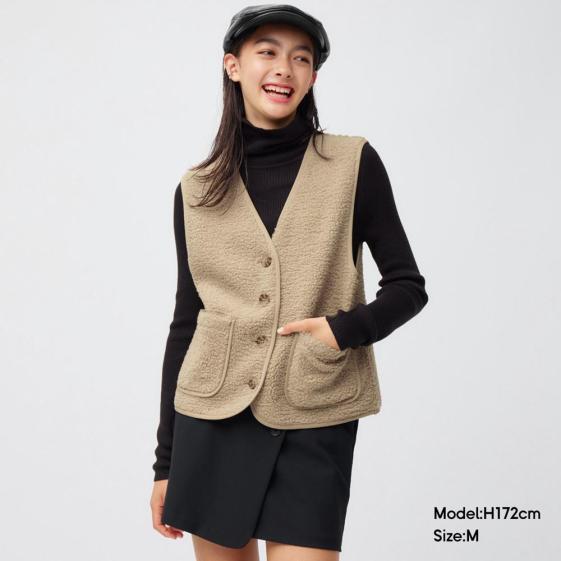女裝 網路獨家-絨毛背心OSB+EC | UQ 搜尋