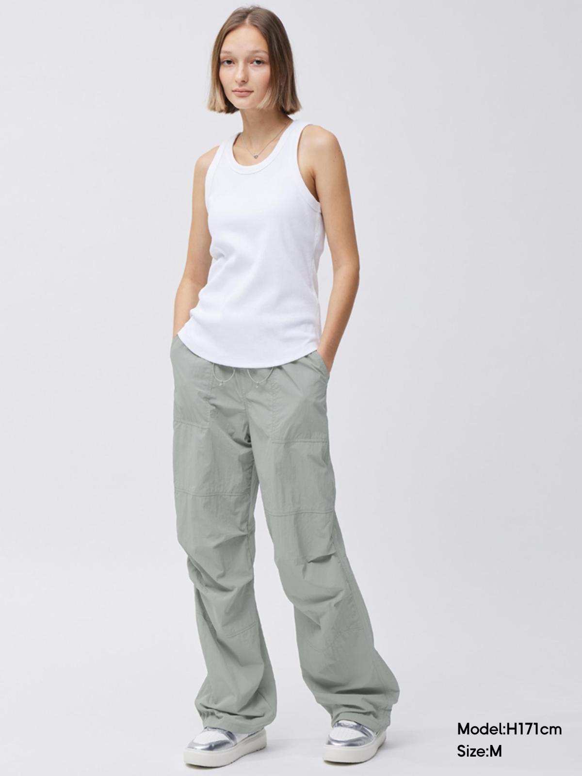 女裝 網路獨家-輕型降落傘褲A+EC(接觸涼感)(褲長稍長:77～79cm) | UQ 搜尋