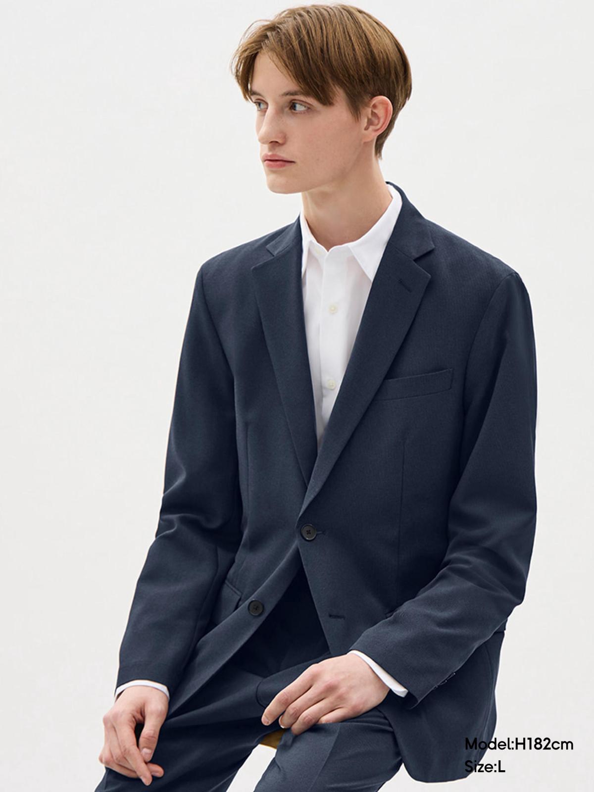 男裝 可機洗西裝外套SW+E(成套穿搭推薦) | UQ 搜尋