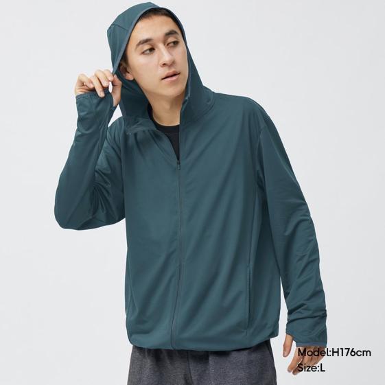 男裝 抗UV連帽拉鍊外套(長袖)GA | UQ 搜尋