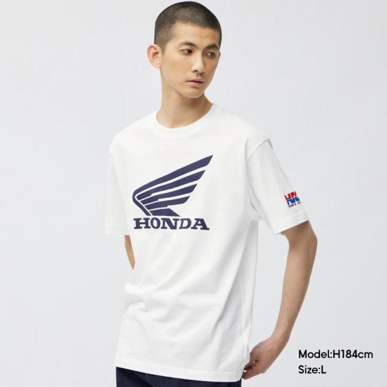 男裝 印花T恤(5分袖)Honda3 | UQ 搜尋