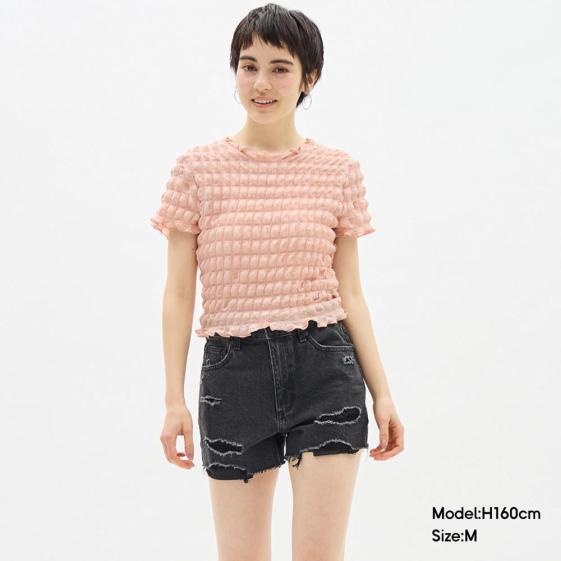 女裝 刷破牛仔短褲OSB+EC | UQ 搜尋