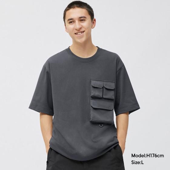 男裝 多口袋T恤(5分袖)NT+E | UQ 搜尋
