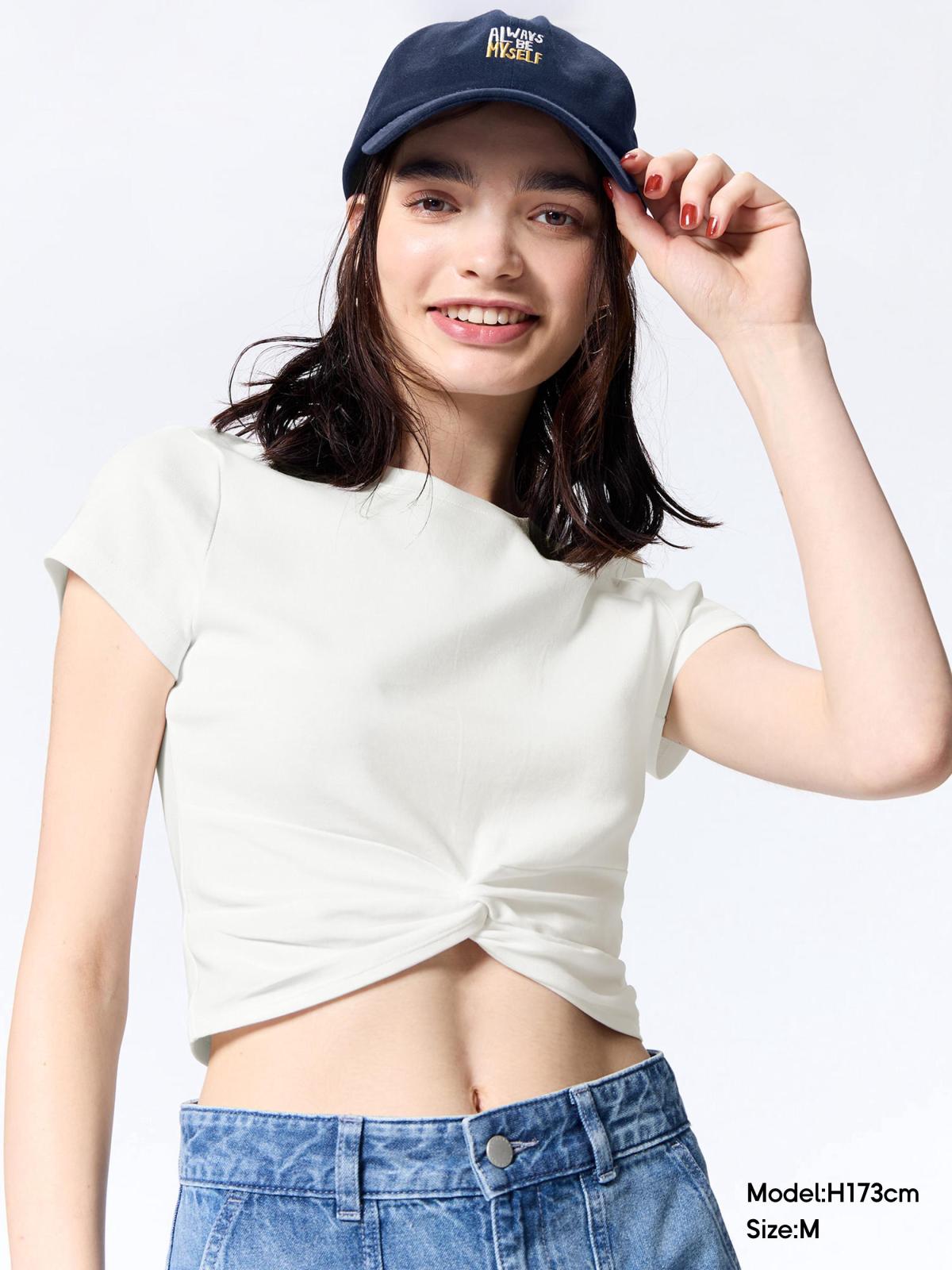 女裝 扭結T恤OSB+EC | UQ 搜尋