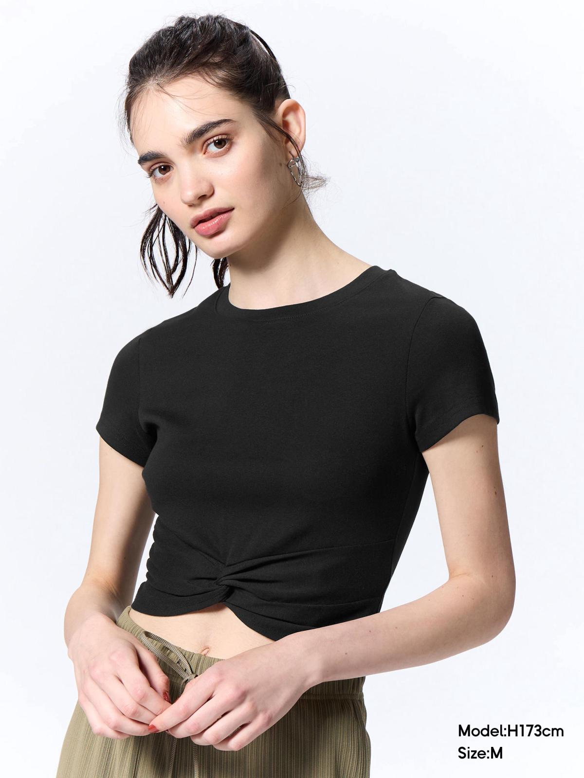 女裝 扭結T恤OSB+EC | UQ 搜尋