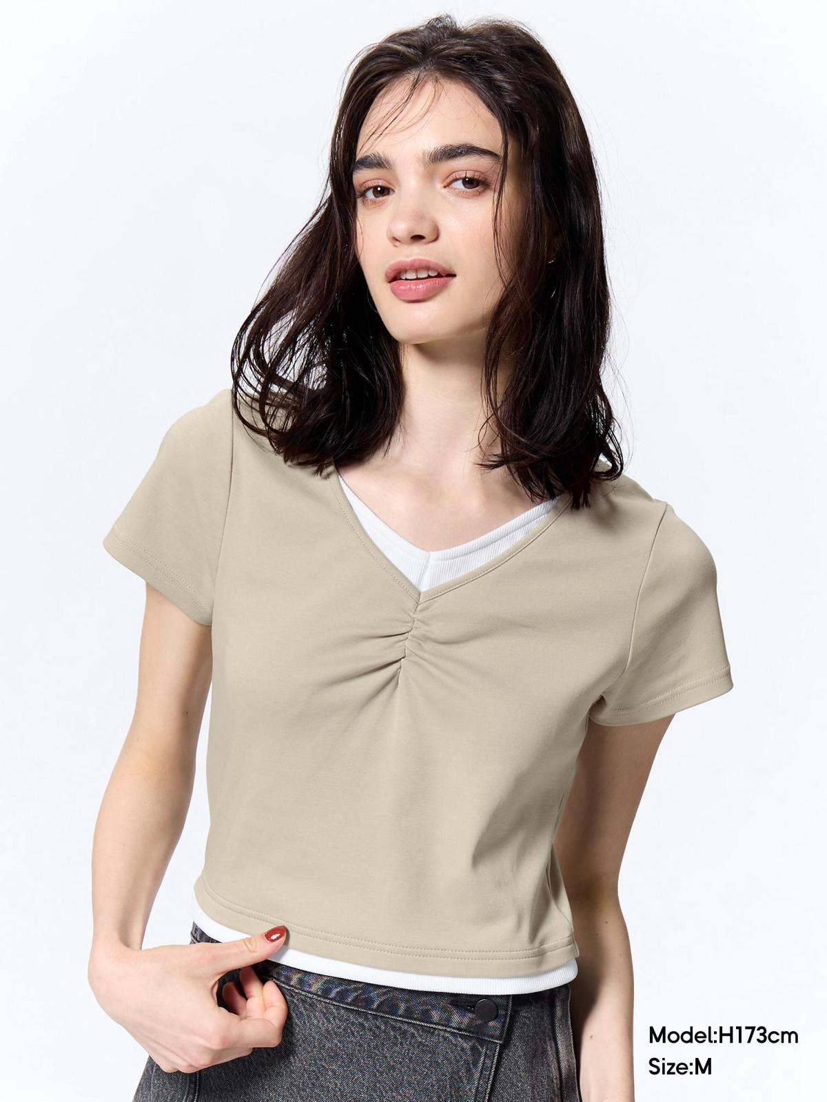 女裝 多層次風T恤OSB+EC | UQ 搜尋