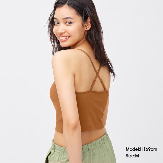 女裝 bra-feel2WAY短版細肩帶背心 | UQ 搜尋