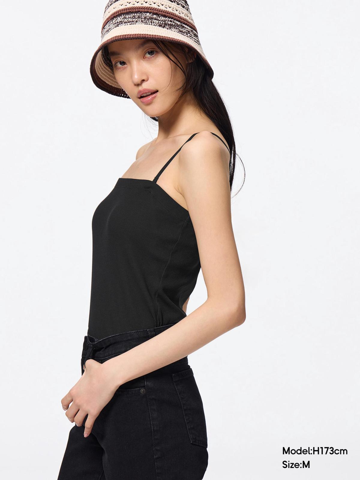 女裝 bra-feel羅紋平口背心 | UQ 搜尋