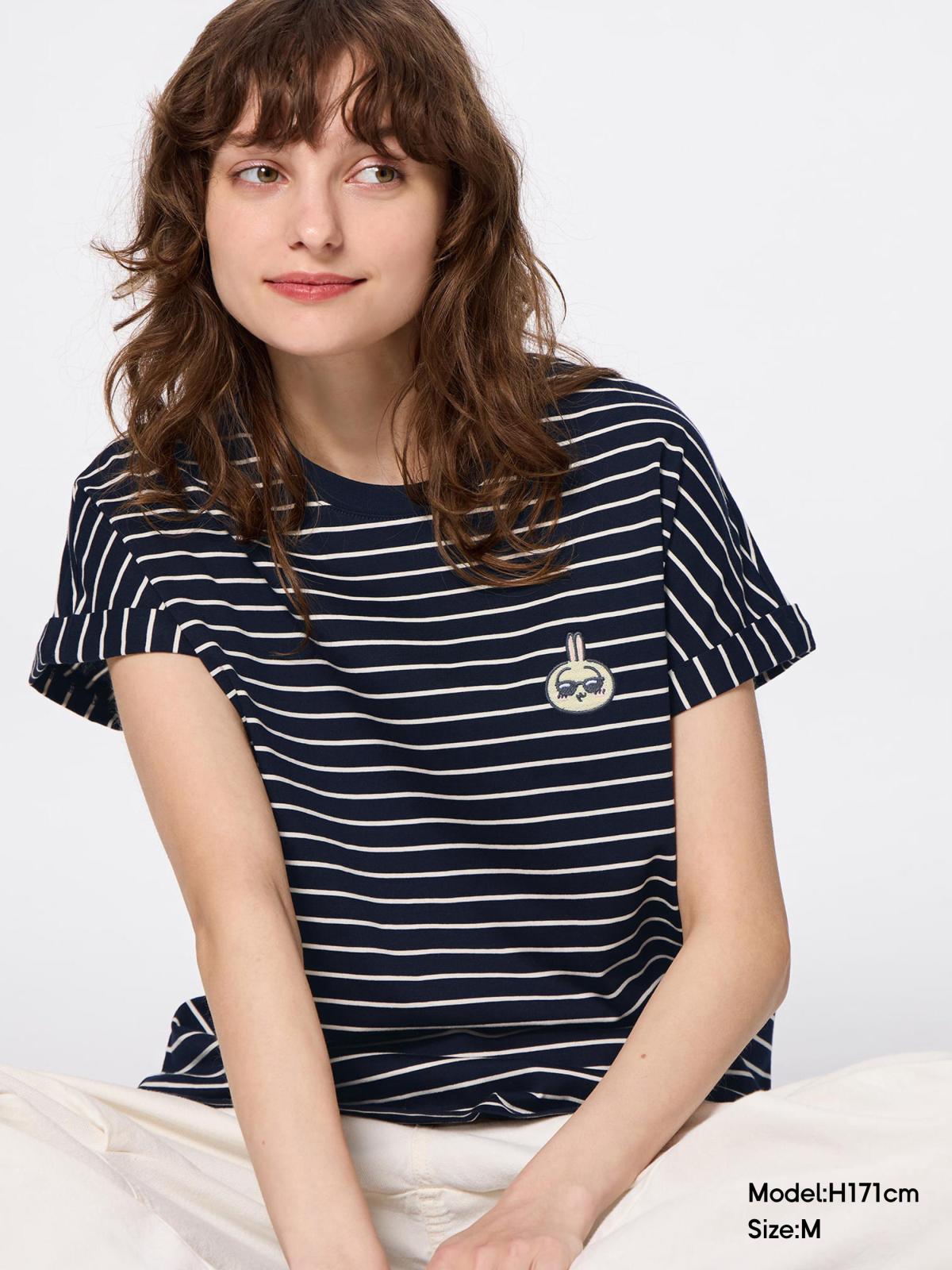 女裝 條紋T恤CHIIKAWA1 | UQ 搜尋