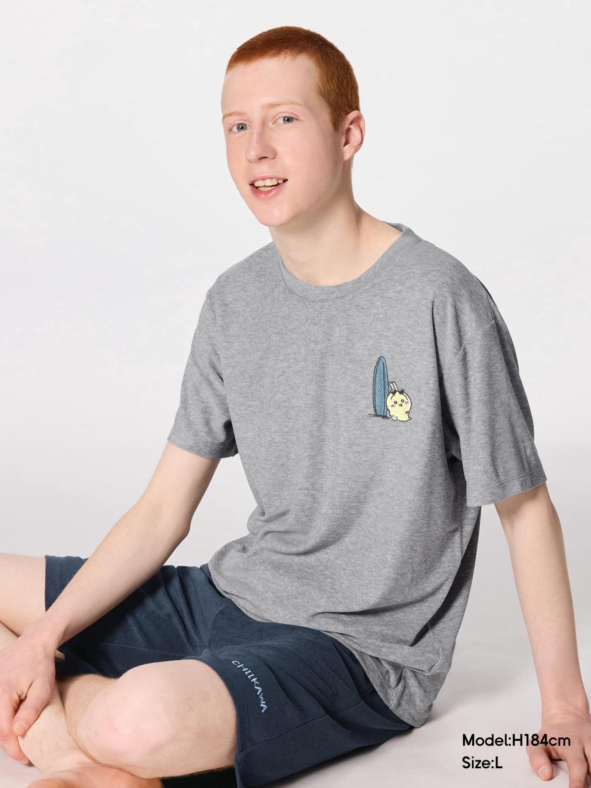 男裝 網路獨家 Dry毛巾布家居服組(短袖)CHIIKAWA1 | UQ 搜尋