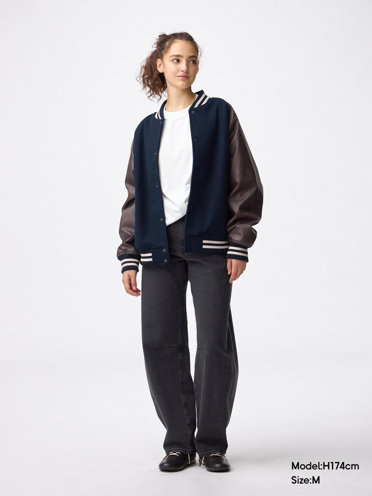 女裝 網路獨家 barrel leg錐形牛仔褲(褲長稍長81cm) | UQ 搜尋