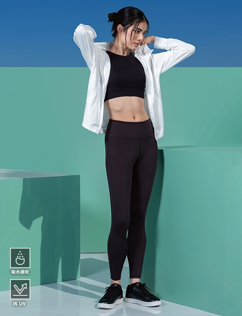GU ACTIVE系列-運動內搭褲/緊身褲/運動休閒褲/瑜珈上衣 - GU台灣