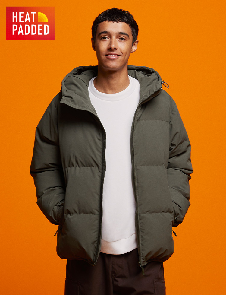 HEAT PADDED夾層外套系列｜全新的冬季外套，驚人的保暖效果 - GU台灣