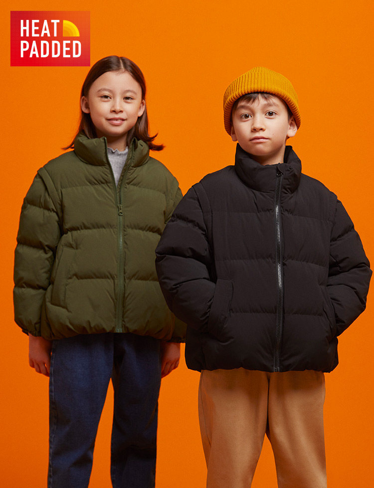 HEAT PADDED夾層外套系列｜全新的冬季外套，驚人的保暖效果 - GU台灣