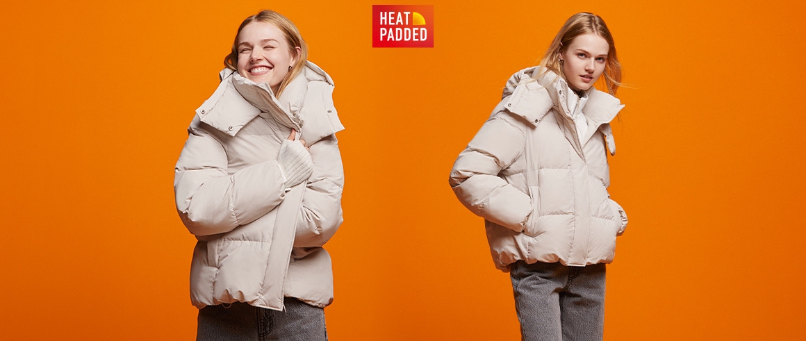 HEAT PADDED夾層外套系列｜全新的冬季外套，驚人的保暖效果 - GU網路商店｜YOURFREEDOM 讓時尚更自由